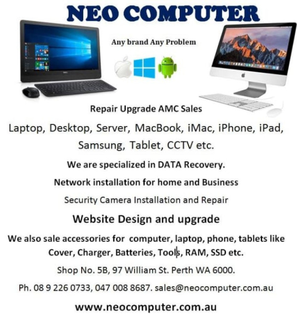 Neo Computer | Computer & Phone Repairs | Gumtree Australia Perth City ...
