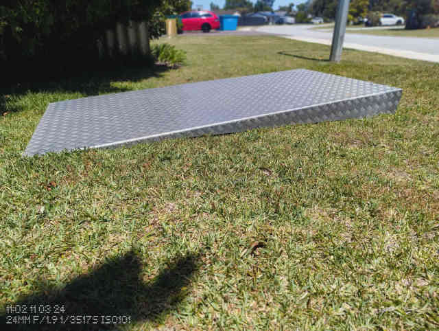 Heavy Duty chekered Plate Aluminium Ramp. - Building Materials in ...