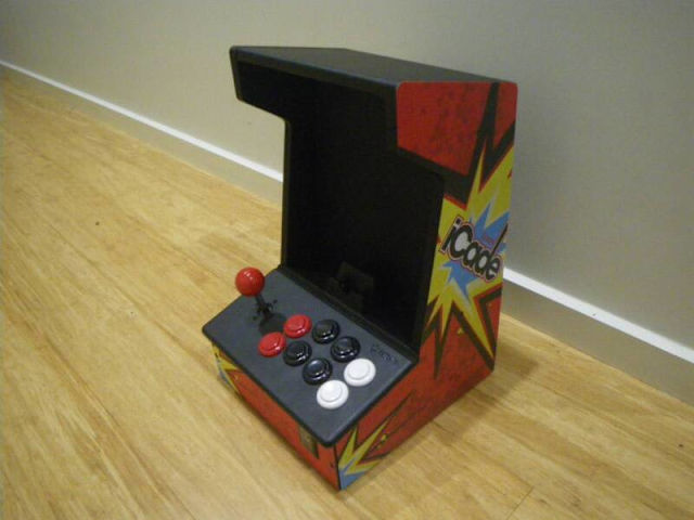 ION ICADE ARCADE BLUETOOTH CABINET FOR IPAD GAMING JOYSTICK MALVE ...