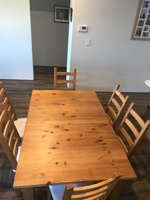 IKEA Solid Pine Table and Chairs - Dining Tables in Bullsbrook WA | Gumtree Australia