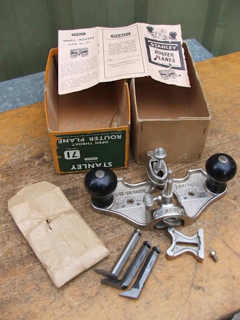 Stanley No.71 Router Plane Made In England with Original Box - Hand ...