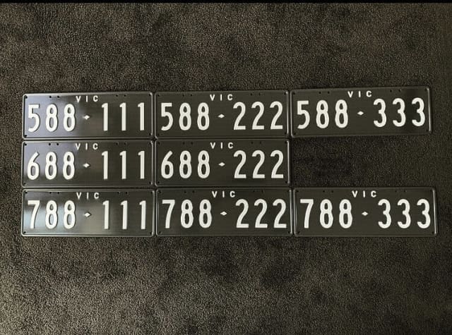 8 Vic Heritage Style Number Plates for sale - Collectables in Reservoir ...