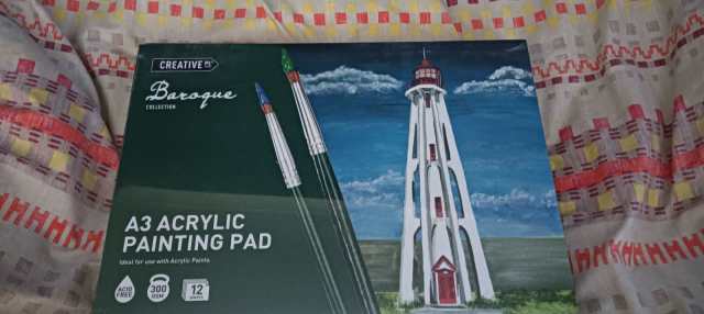 Creative PL Baroque Collection A3 Acrylic Painting Pad - 12 Sheets ...