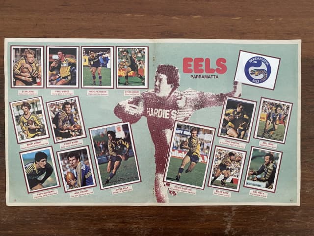 Parramatta Eels 1984 Scanlens rugby league sticker set - Collectables ...