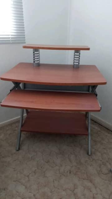 Student computer laptop study desk with shelves - Desks in Hurstville ...