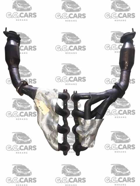 HOLDEN COMMODORE GENUINE GM HEADERS WITH AFTERMARKET HIGH FLOW CAPS ...