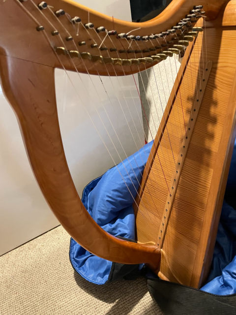 Cherrywood Harp - Jerusalem made - by harp maker Miccah Harrari - Other ...