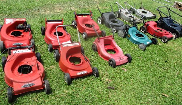 LAWNMOWER FRAMES/DECKS AXLES WHEELS HANDLES CUTTING DISCS FOR SALE ...