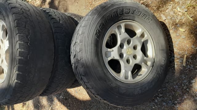 Mitsubishi Pajero alloy rims/tyres | Wheels, Tyres & Rims | Gumtree ...