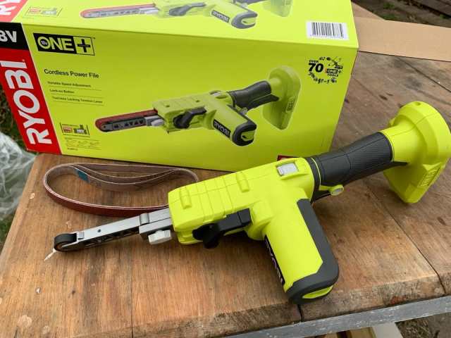 Ryobi ONE File Sander (Sander Belt File / Power File) AS NEW - Power ...