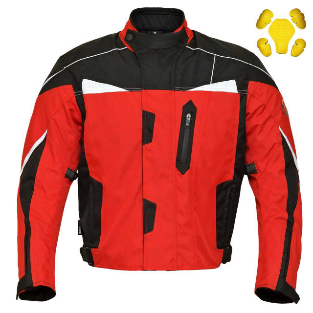 Mens Textile Motorcycle Jacket Waterproof Jacket Evolve With Armors ...
