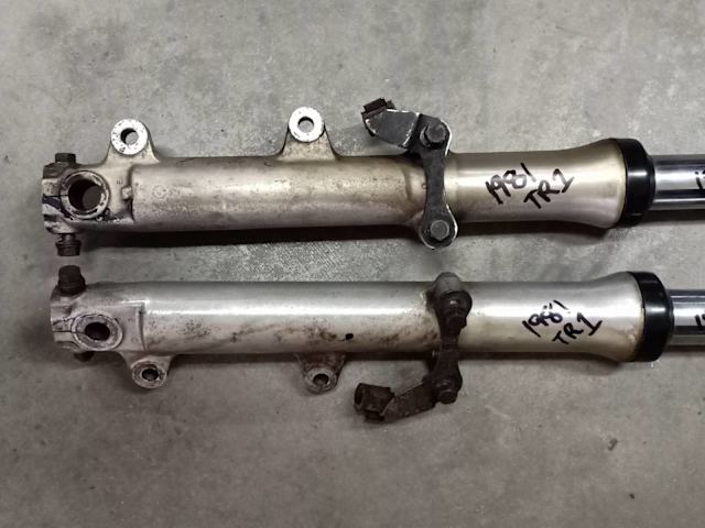 Yamaha XV750 XV1000 and TR1 Front Dual Disk Forks | Motorcycle ...