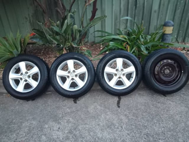 Complete Alloy tyres and rims to suit mazda | Wheels, Tyres & Rims ...
