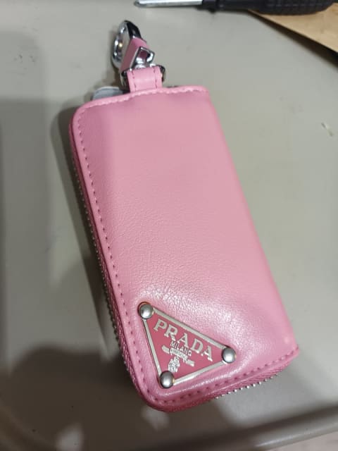 Prada key pink leather wallet purse | Accessories | Gumtree Australia ...