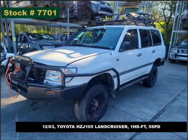 Dismantling 2003 Toyota HZJ105 Landcruiser 1HD-FT 5 Speed 7701 ...
