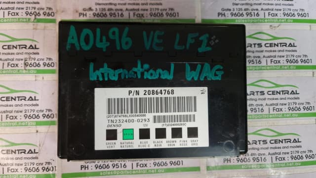 08/06-04/13 HOLDEN COMMODRE VE BCM PART:****4768 BODY CONTROL MODULE ...
