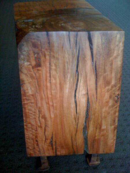 Bespoke Tree Trunk Side Table - Australian Hardwood - Red Gum | Buffets ...