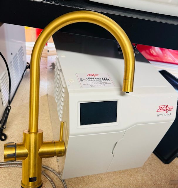 Zip G4 chilled hydrotap G4 filtered water with gold all in one kitchen ...