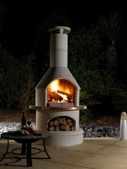 Buschbeck Rondo Outdoor Fireplace Barbeque - Outdoor Dining Furniture ...