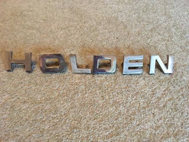 Holden HQ HJ HX HZ 1 Tonner Chromed Nose Cone Letter Badges | Auto Body ...