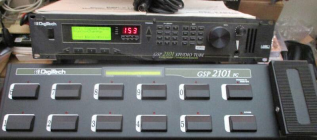 GUITAR RACK EFFECTS DIGITECH GSP-2101 AND 2101FC AS NEW USED IN STUDIO ...