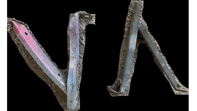 HOLDEN VL FRONT BUMPER BAR IRON RIO REO REINFORCEMENT BRACKETS | Other ...