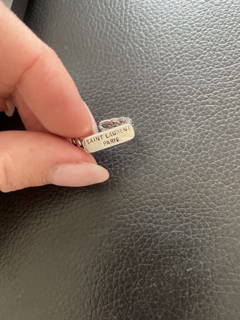 Yves saint Laurent ysl resizable ring in silver NEW NEVER WORN Gucci ...