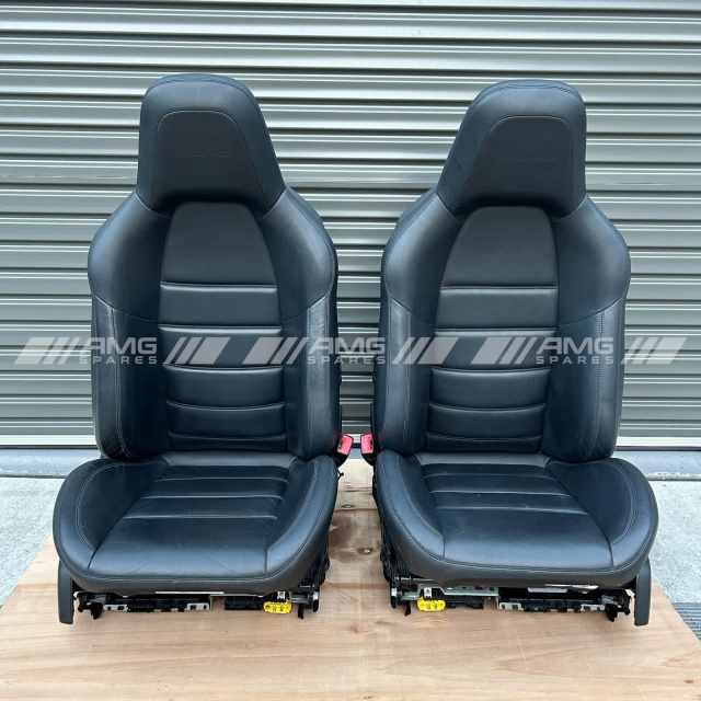 Mercedes W204 C63 AMG performance sport seats front driver passenger ...
