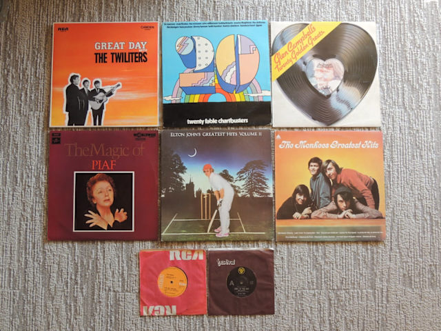 1960/70s LP vinyl records Elton John/The Twiliters/Monkees/Sweet fr $5 ...