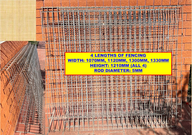 CYCLONE METAL FENCING GAL STEEL 7 LENGTHS + GATE - Building Materials ...