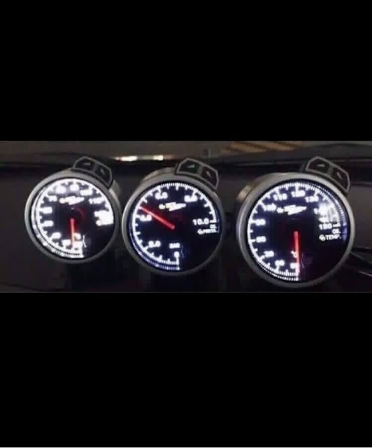 Original Shadow Gauges Set Sports Meter Pro 2 Water & Oil Gauges ...