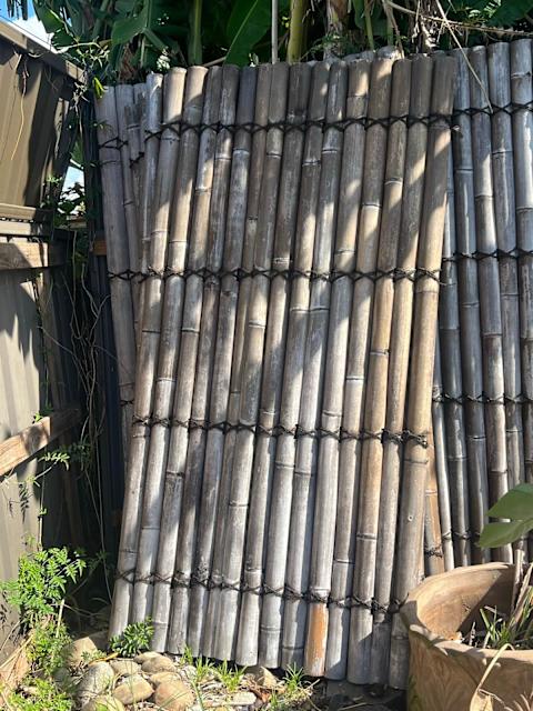 Bamboo half raft screen panel 2000mm x1000mm - Other Garden in Minto ...