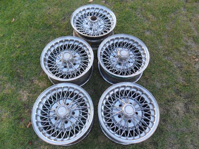 HOLDEN HZ HX HJ WIRE SPOKE WHEEL RIMS STATESMAN CAPRICE GTS CHEV ...