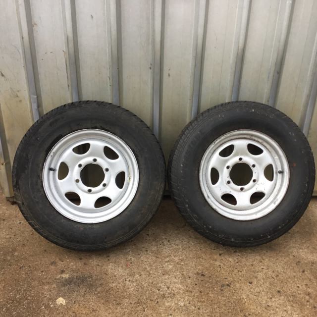 2 Wheels And Tyres 205/75R15 6 Stud Rims | Wheels, Tyres & Rims ...