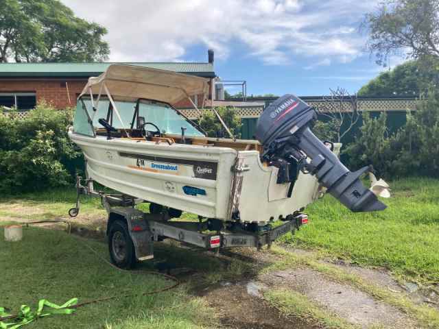 Quintrex Fishabout 4m Boat 30HP Yamaha 2 Stroke | Motorboats ...