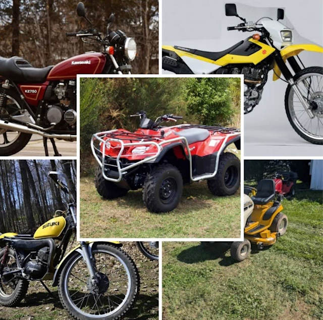 Wanted non running bikes quads ride on mowers golf karts atvs ...