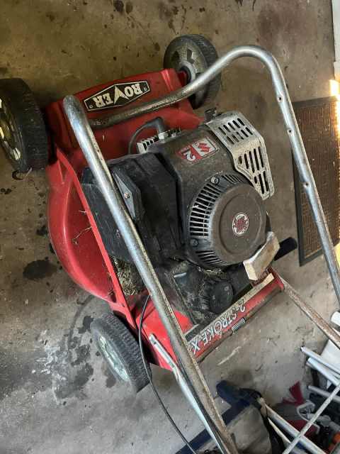 ROVER 2 STROKE MOWER WITH CLASSIC TIMBER START HANDLE - Lawn Mowers in ...