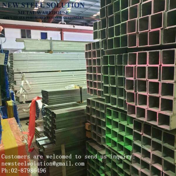 GALVANISED RETANGULAR TUBE(RHS)-150MM*50MM*2MM*8M STEEL TUBE - Building ...