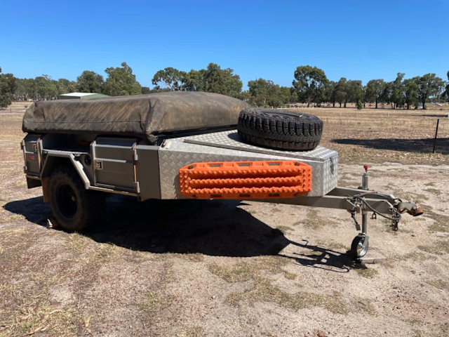 Johnno’s 2014 Evolution Camper trailer with boat rack | Camper Trailers ...