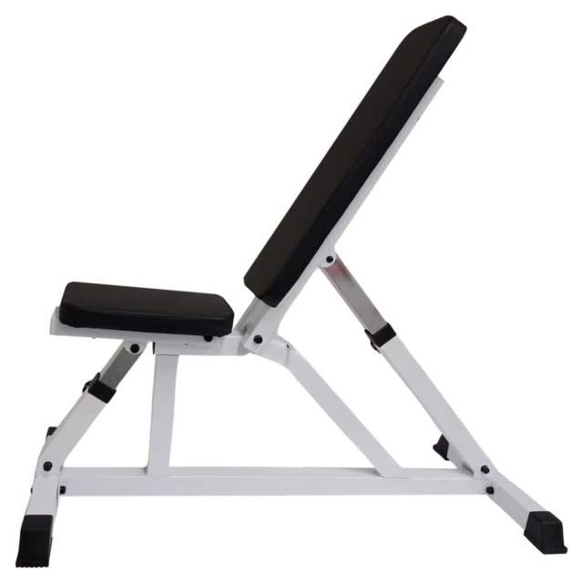iFitness Adjustable Sit Up Bench Flat Weight FID Incline Press Gym Ho ...