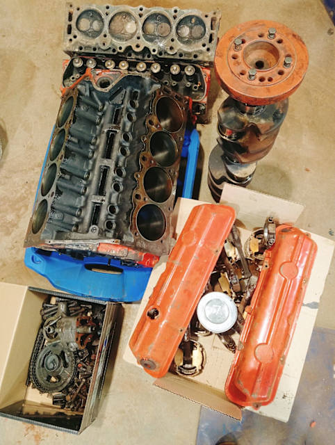 308 engine complete disassembled | Engine, Engine Parts & Transmission ...