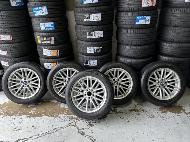 5x BMW 6 SERIES WHEEL 245/50/18 TYRE EXCELLENT CONDITION PLENTY TREAD ...