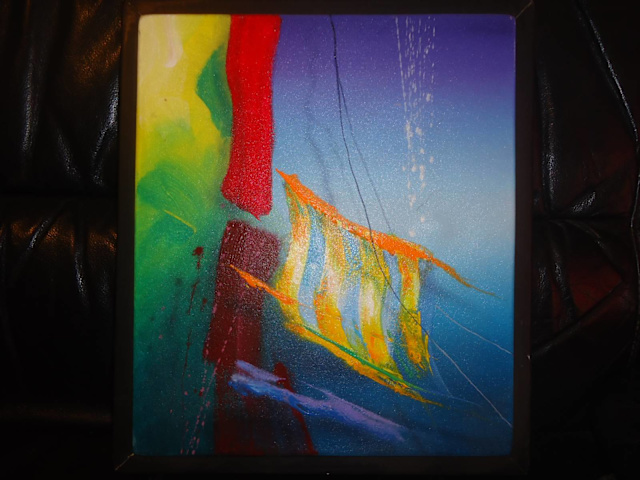 ORIGINAL PAINTING AQUA TROPIC C.95 SIGNED BY ARTIST BEN STACK $495.00 ...