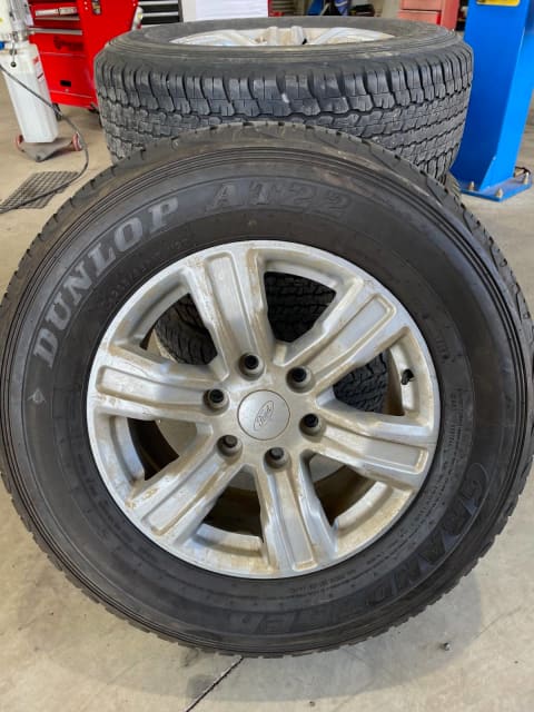 17x8 Ford Ranger Rims with Dunlop Tyre Set *475* | Wheels, Tyres & Rims ...