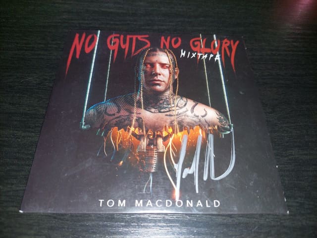 TOM MACDONALD No Guts NO Glory SIGNED CD RARE LIKE NEW - CDs & DVDs in ...