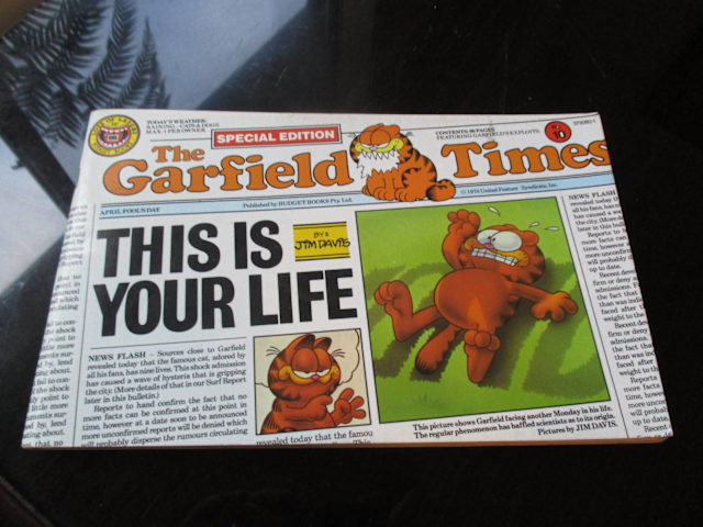 Vintage 1978 Garfield 10 The Garfield Times Special Edition By Jim ...