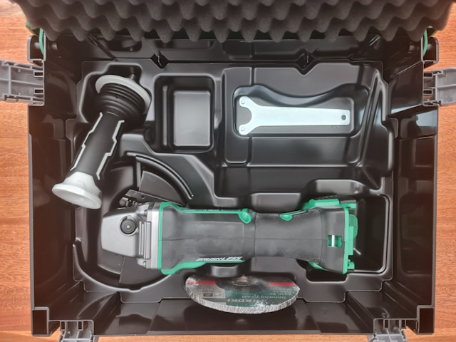 HiKOKI G18DBL 5 Inch Angle Grinder in Stackable Case - Power Tools in ...