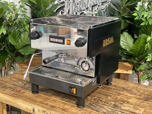 BOEMA A-1V 1 GROUP BLACK ESPRESSO COFFEE MACHINE COMMERCIAL CAFE ...