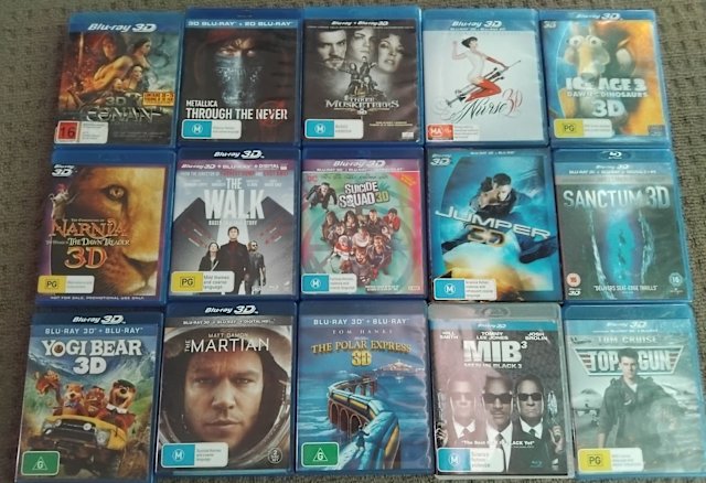 3D Blu Rays - CDs & DVDs in West Launceston TAS | Gumtree Australia