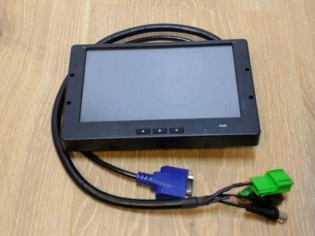 7 inch Vehicle Mount Touch Screen Display with USB and VGA Interface ...